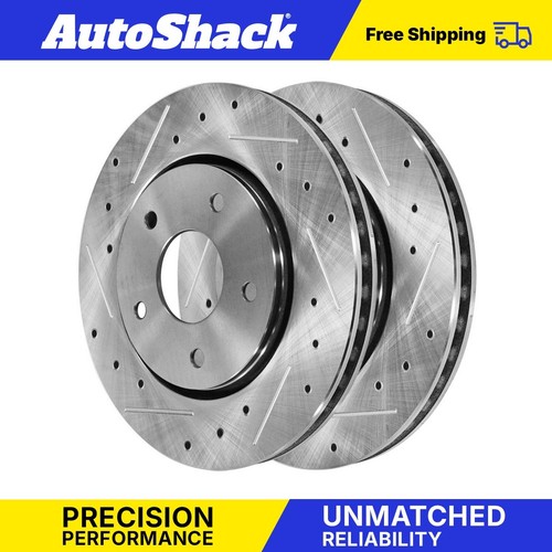 Front Coated Disc Brake Rotors Set for Dodge Grand Caravan Journey 3.6L ...