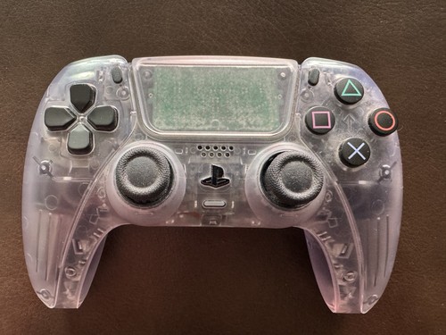 Custom PS5 Playstation 5 dualsense crystal clear controller | eBay