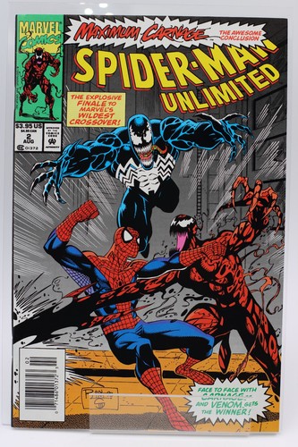 Spider-Man Unlimited #2 • 1993 • [8.0] • Ron Lim • MARVEL NEWSSTAND ...