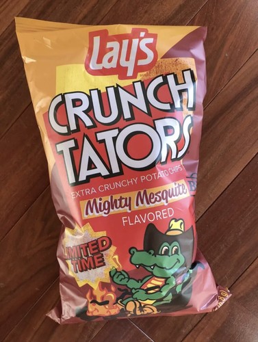 LIMITED EDITION LAY'S CRUNCH TATORS MIGHTY MESQUITE BBQ CHIPS HOME ...