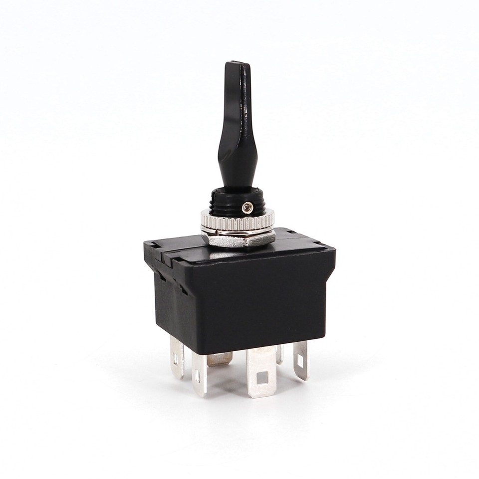 SCI R13-54B 6-Pin Momentary MOM-OFF-MOM DPDT Car Paddle Toggle Switch ...