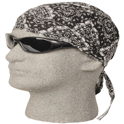PAISLEY DOO RAG FITTED COTTON BANDANA TIES Do Du Hav A Danna Tie Skull ...