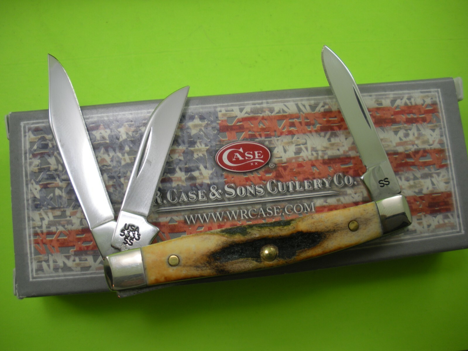 CASE STAG SMALL STOCKMAN KNIFE NEVER USED IN BOX # 5333 SS | eBay