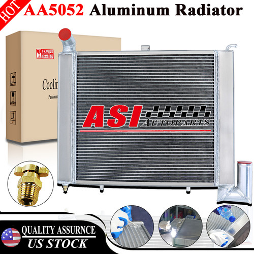 4-Row Aluminum Radiator for 1963-1972 64 65 66 67 Chevy Corvette C2 C3 ...