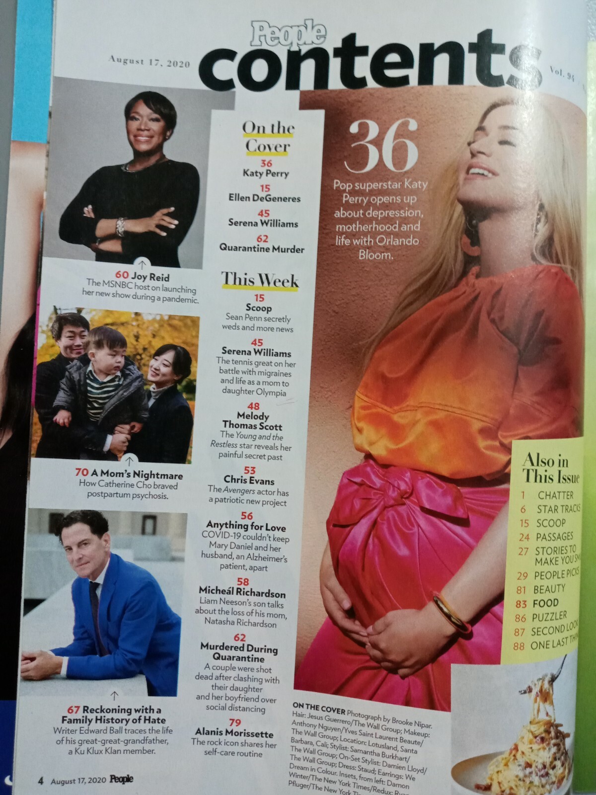 People Magazine August 17 2020 Katy Perry Having a baby girl M-9 | eBay