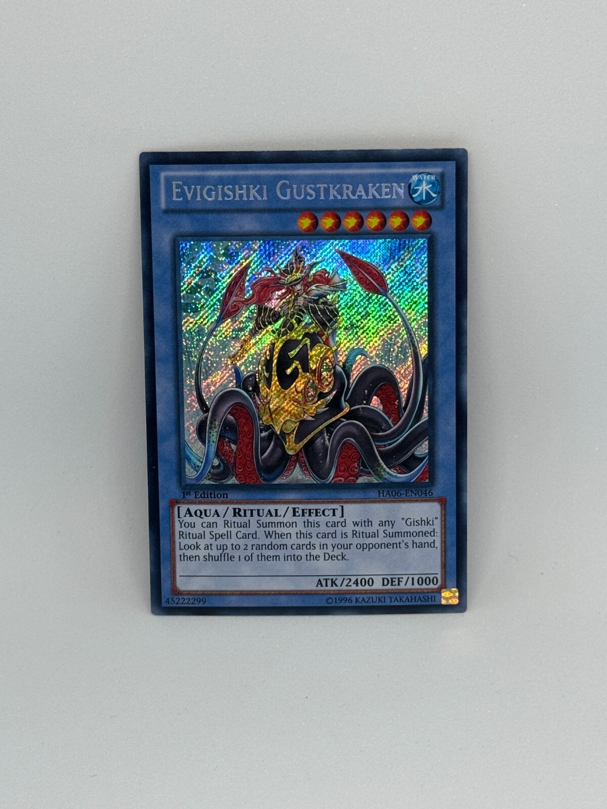 Evigishki Gustkraken HA06-EN046 Hidden Arsenal 6: Omega Xyz 1st Edition ...