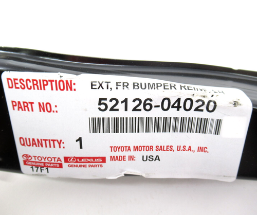 Genuine OEM Toyota 52126-04020 Driver LH Front Bumper Cover Support 12 ...