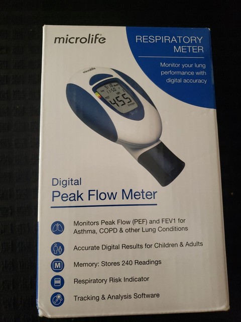 Microlife Peak Flow Respiratory Meter. New. Box. for sale online | eBay