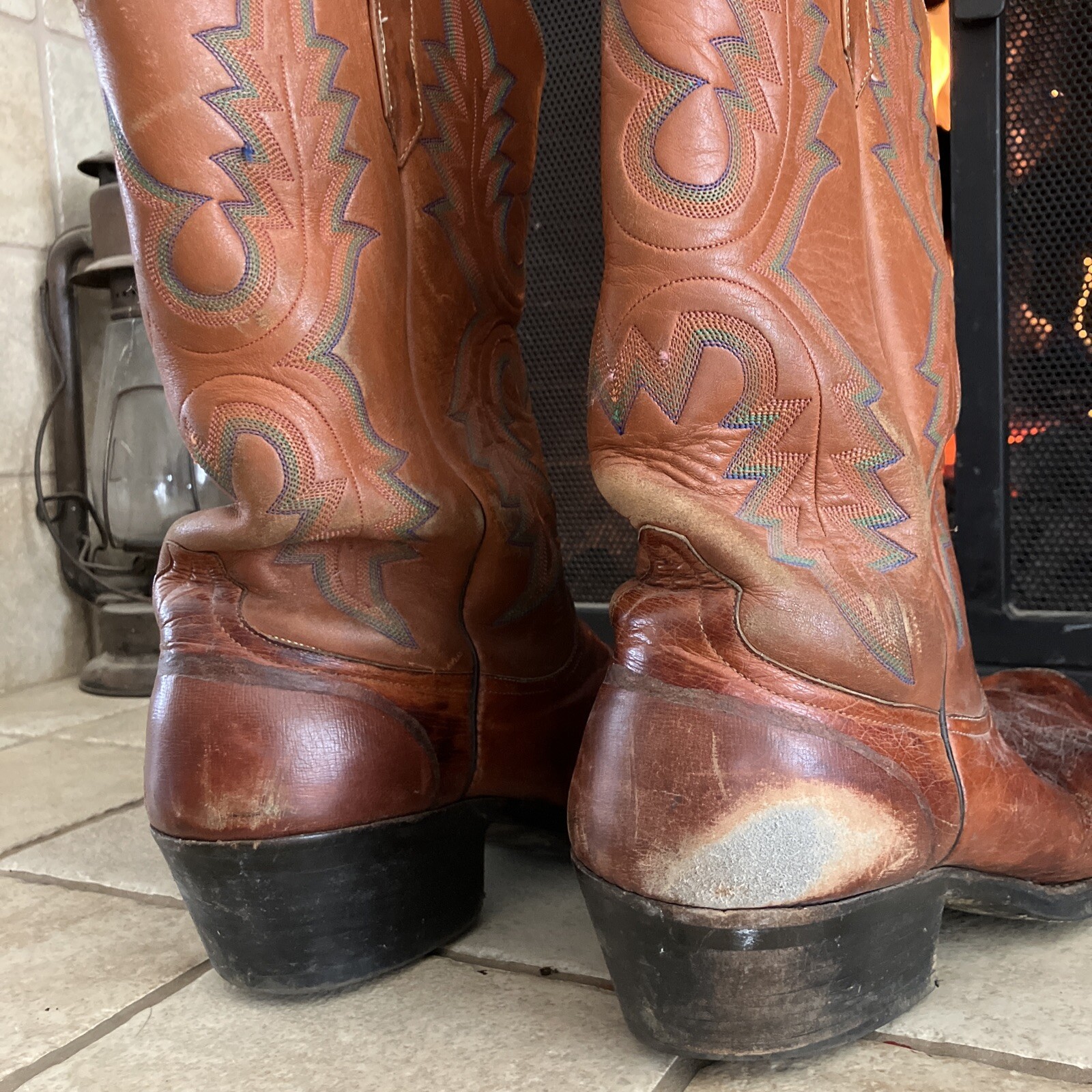 Rios of Mercedes Men Western Cowboy boots 11B - Gem