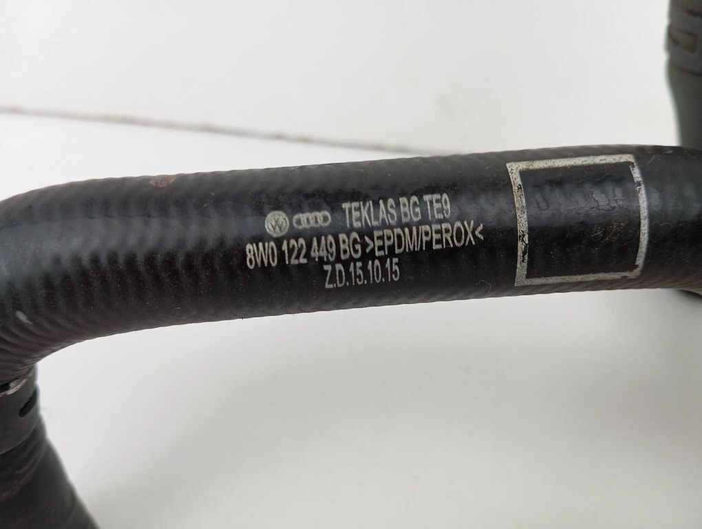 Audi A4 S4 B9 2018 Petrol engine water coolant pipe hose 8W0122449BG ...