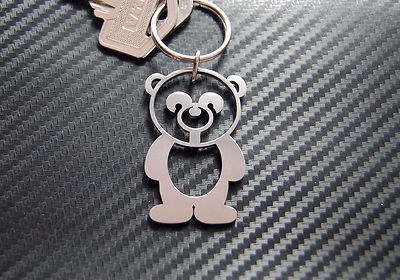 BEAR Teddy Cuddly Toy Cute teddy Ted Keyring Keychain Key Fob Stainless ...