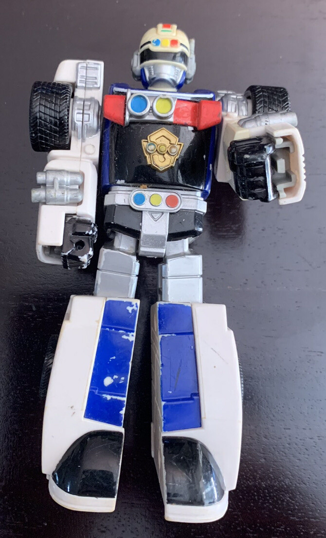 VINTAGE 1997 BANDAI POWER RANGERS TURBO ZORD ROBO RACER 5" ACTION ...
