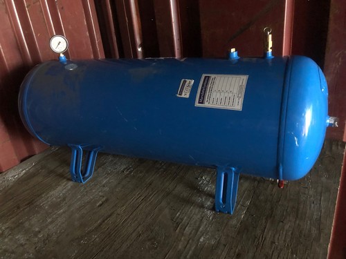 100L Horizontal Air Pressure Tank Receiver Compressed Vessel 11 Bar ...