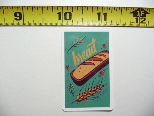 LOAF OF BREAD SMALL STICKER DECAL FUN FUNNY KITCHEN ILLUSTRATIONS FOOD ...