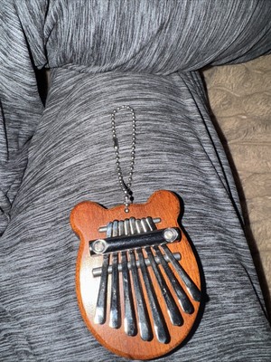 8 Key Mini Kalimba Thumb Piano WoodMetals Small Musical Instrument ...