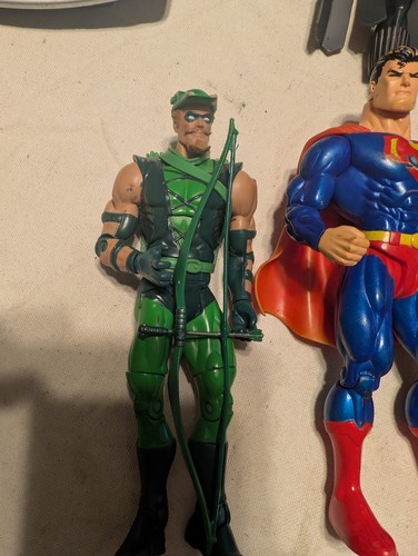 Mattel DC Universe Lot Batgirl Black Adam Green Arrow Owl Man Superman ...