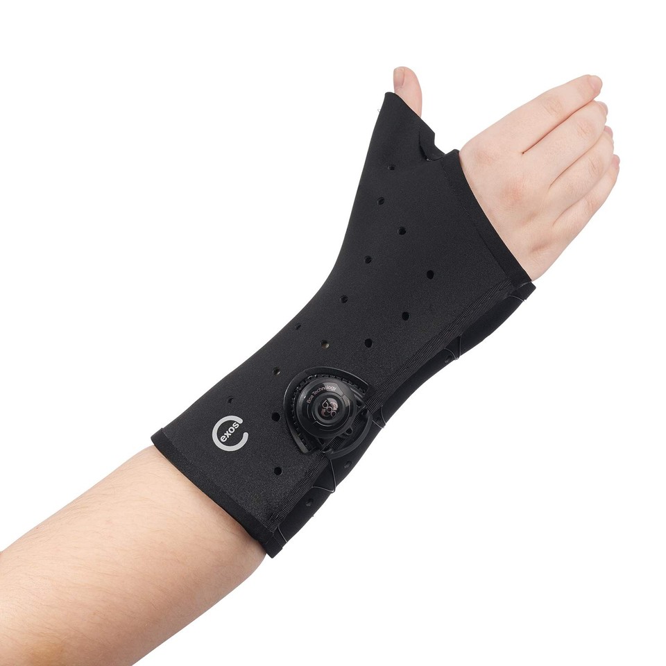 Exos Long Thumb Spica Brace with Boa Right Medium Hand Support Splint ...