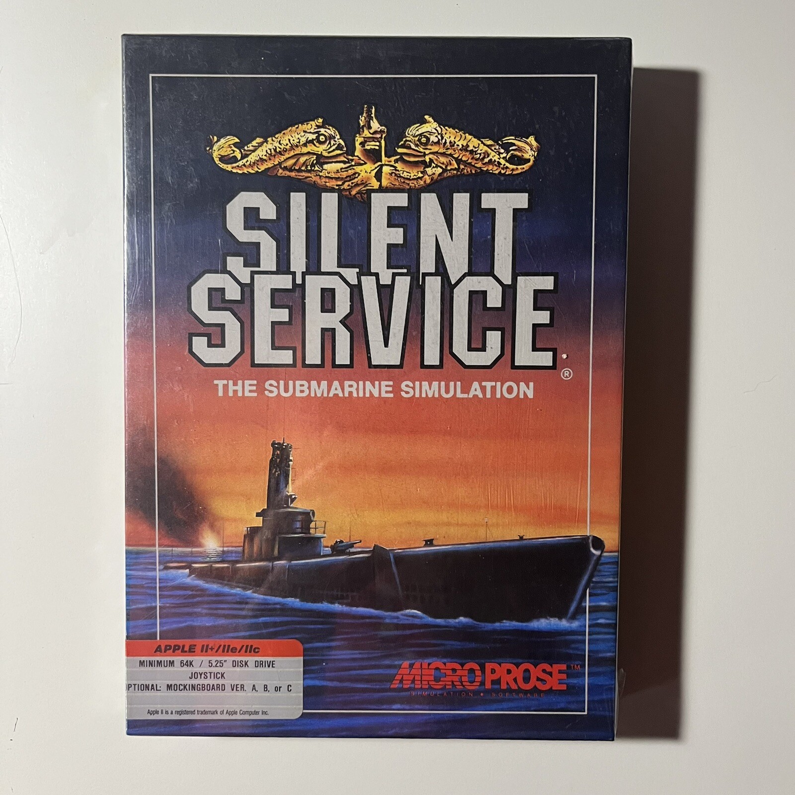 Silent Service Submarine IBM PC Game 5.25" 1985 FACTORY SEALED - NEW | eBay