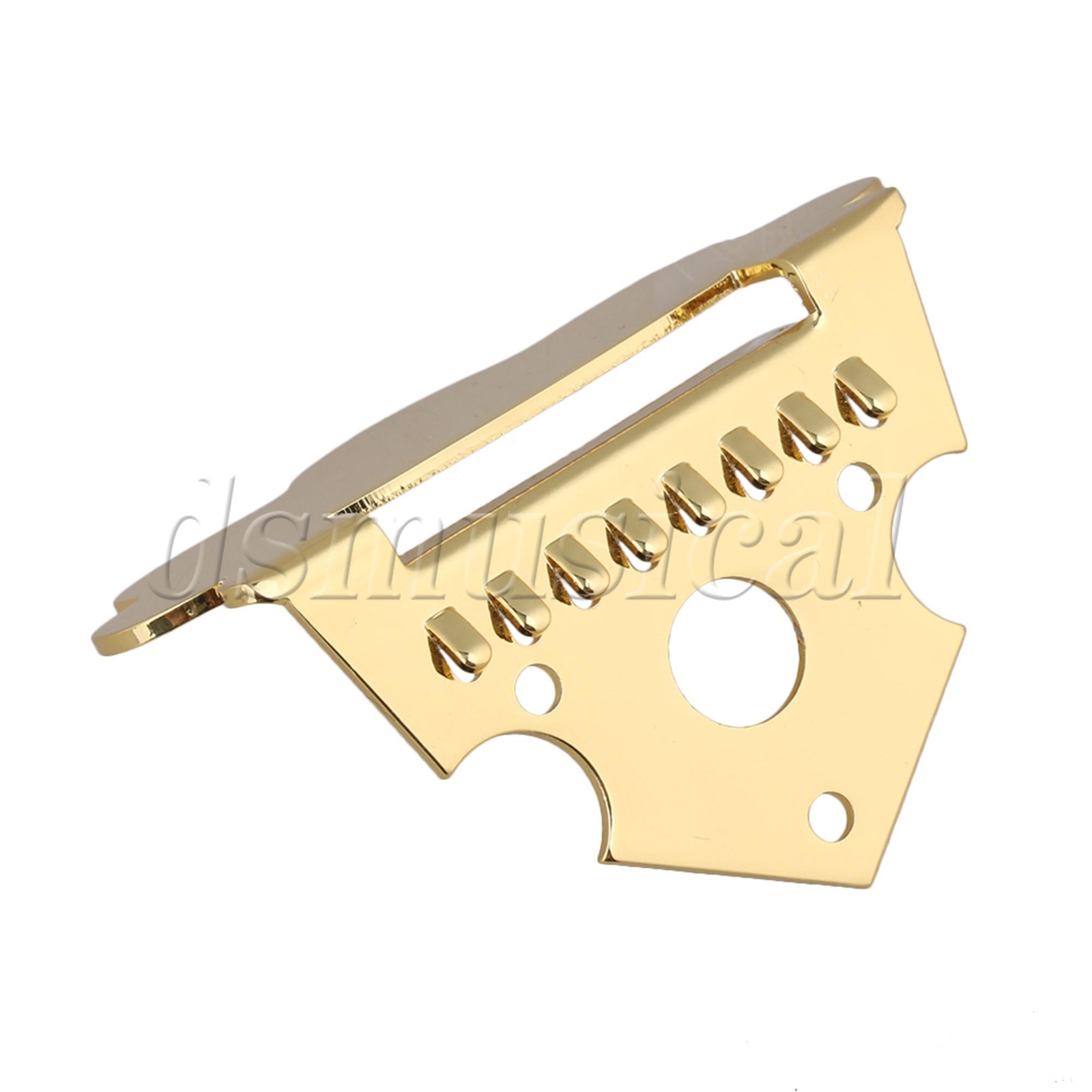 Gold 8 String Mandolin Tailpiece Engraved Cover Plate To Improved Tone ...