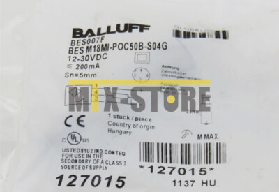 1PCS New BALLUFF BES M18MI-POC50B-S04G M18MI-POC50B-S04G Sensor ...