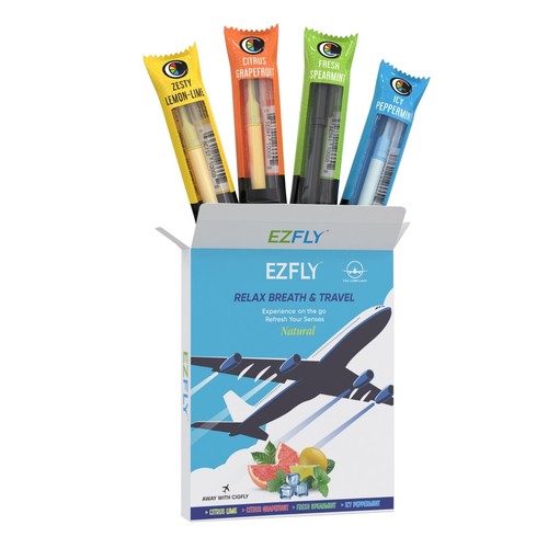 Cigtrus EZFLY -TSA-Accepted Smokeless Flavored Air Puffer Inhaler 4 ...