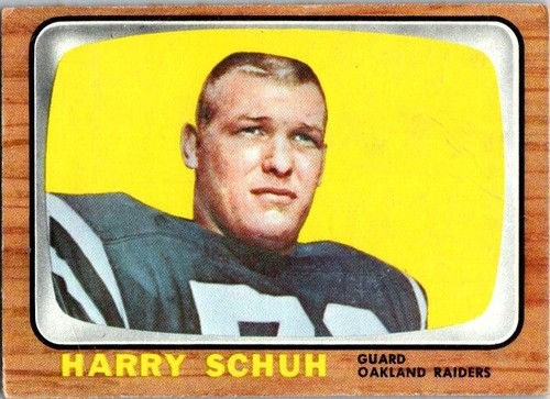 1966 TOPPS FOOTBALL #117 HARRY SCHUH MID GRADE IT | eBay