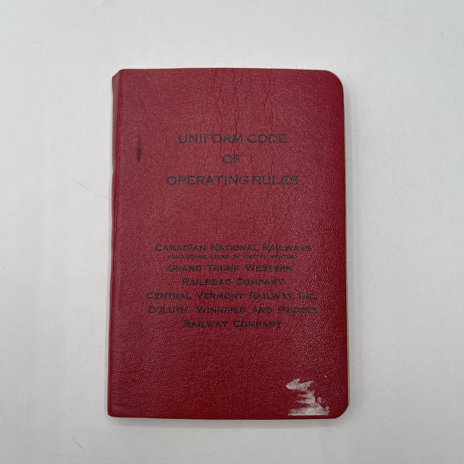 Uniform Code Of Operating Rules 1951 CN Canadian National Operator ...
