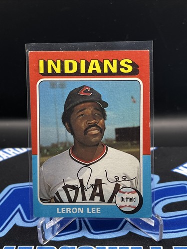 1975 Topps Baseball Leron Lee Card #506 Cleveland Indians EX | eBay