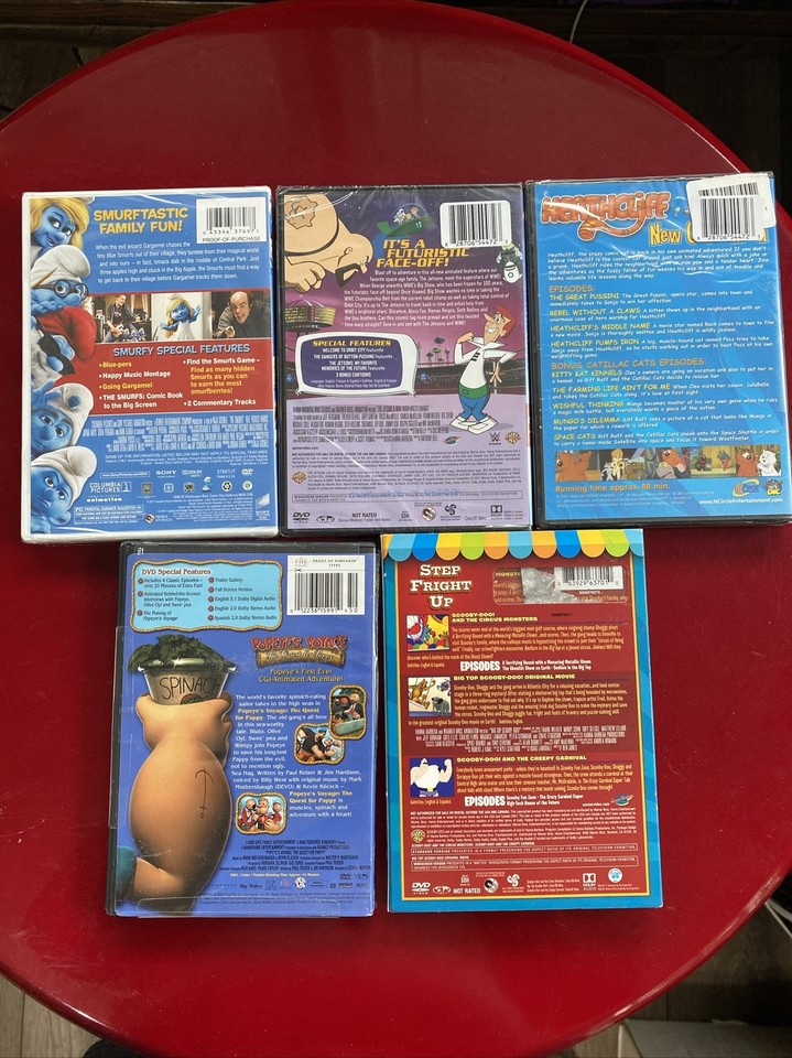 Classic Cartoons On DVD Jetsons-Hearhcliff-Scooby Doo Popeye New Sealed ...