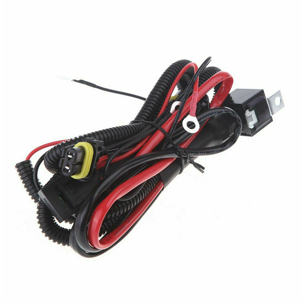 Relay Wiring Harness 40A 9005 HB3 Head Light Hi Beam Replace Socket ...