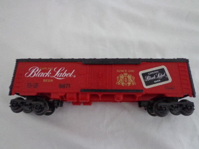 LIONEL"O" AND "027"GAUGE CARLING BLACK LABEL BEER REFRIGERATION CAR 6 ...