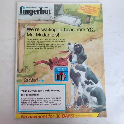 Fingerhut Mail Order Catalog Vintage | eBay
