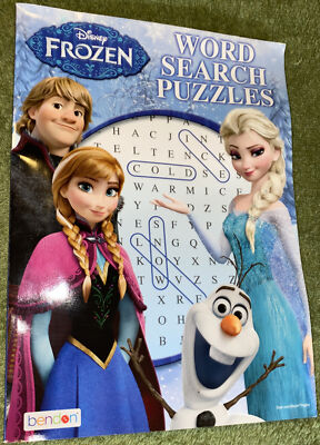 Disney Frozen Word Search Puzzles Book Bendon Publishing 2014 | eBay