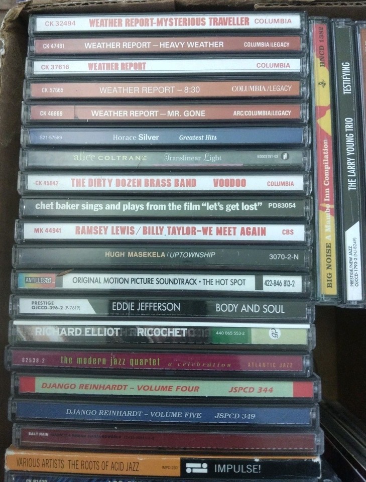 Jazz CD Lot Rare Miles Davis Thelonious Monk Django Chick Corea Acid ...