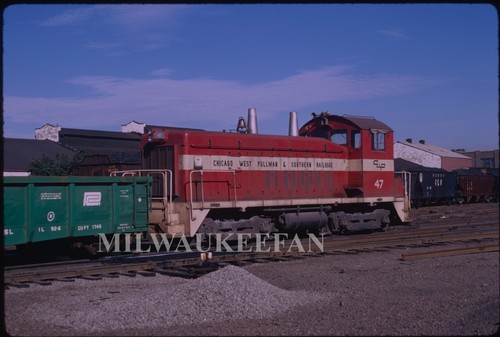 Original Kodachrome slide Chicago West Pullman & Southern EMD switcher ...