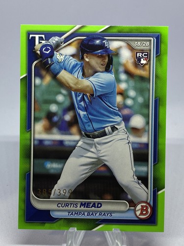 2024 Bowman - Neon Green Border #28 Curtis Mead /399 (RC) for sale ...
