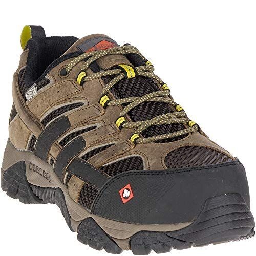 Merrell Mens Moab 2 Vent WTPF CT Hiking Shoes, J15773, Boulder, Size 8 ...