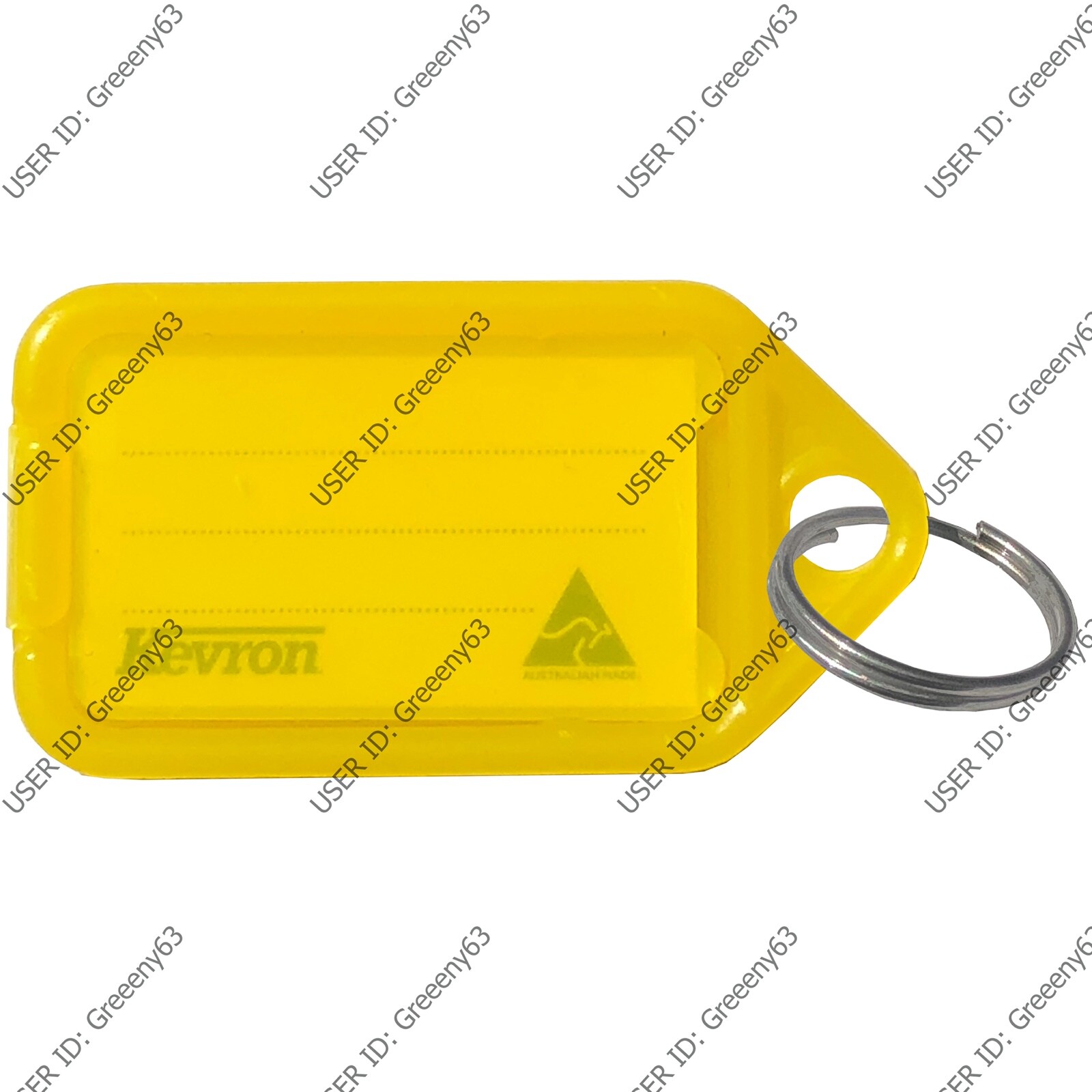 KEVRON Plastic Key Click Tags Labels Assorted Colours Fobs Card ID ...