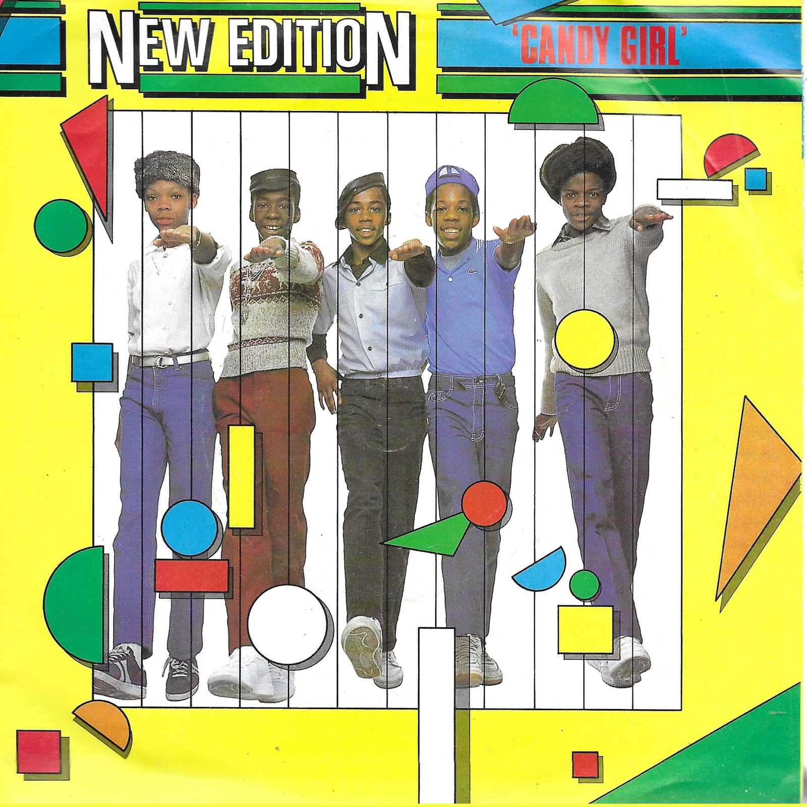 New Edition Candy Girl UK 45 7" single +Picture Sleeve +Candy Girl ...