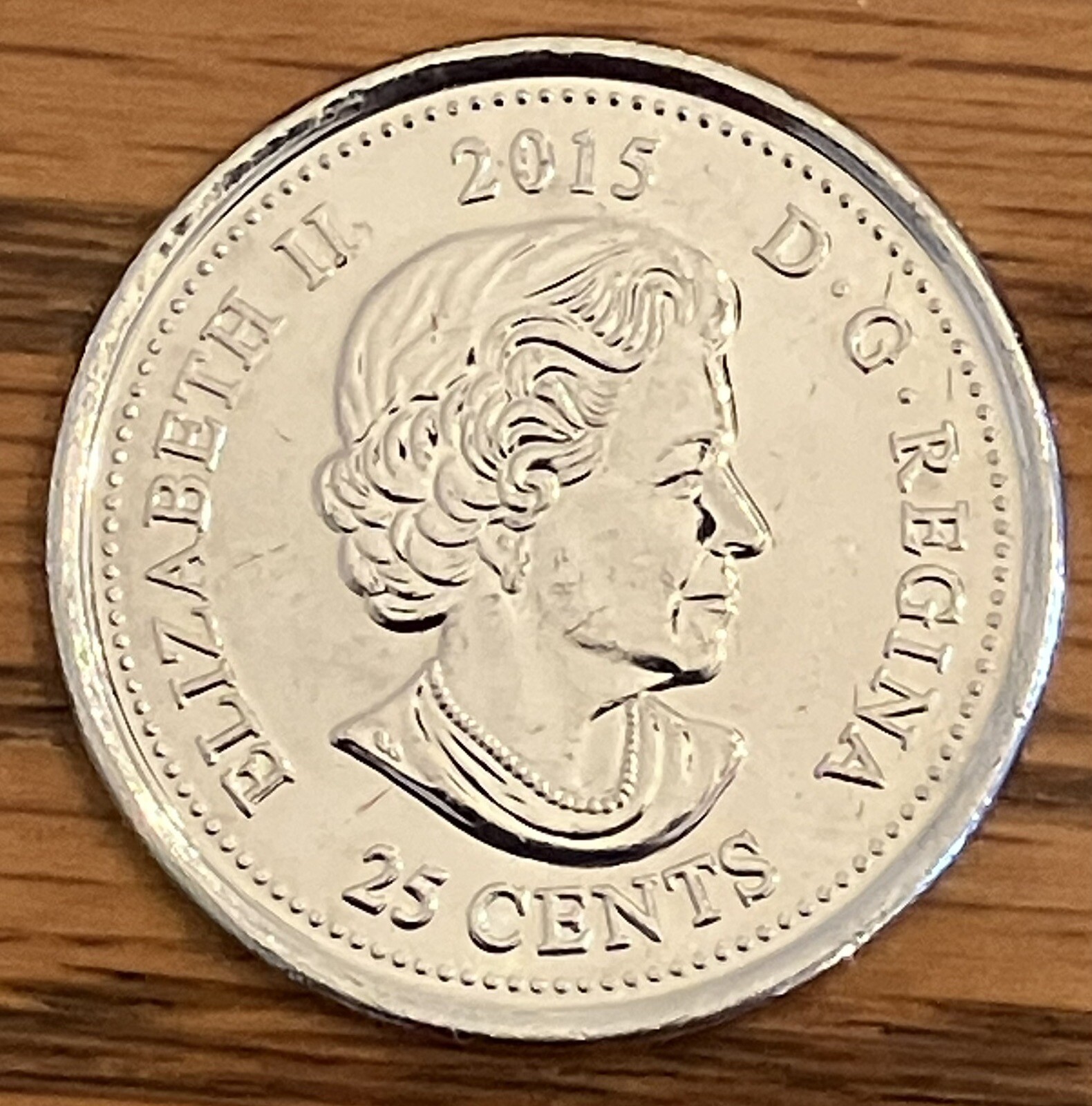 2015 POPPY Canada 25 cents coloured quarter coin **75% off combined ...