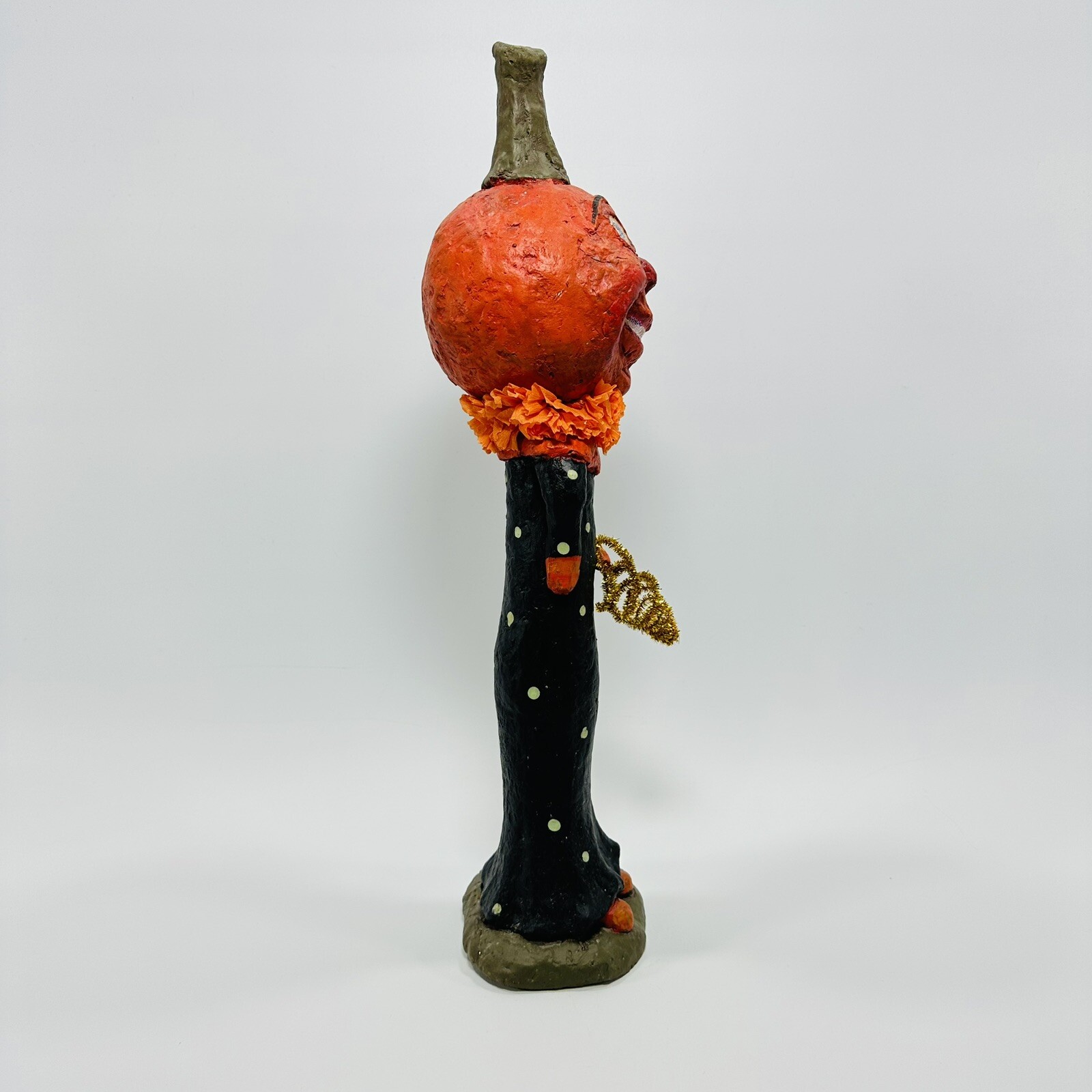 Debra Schoch Halloween Pumpkin Clown 19” Protruding Nose RARE Bethany ...