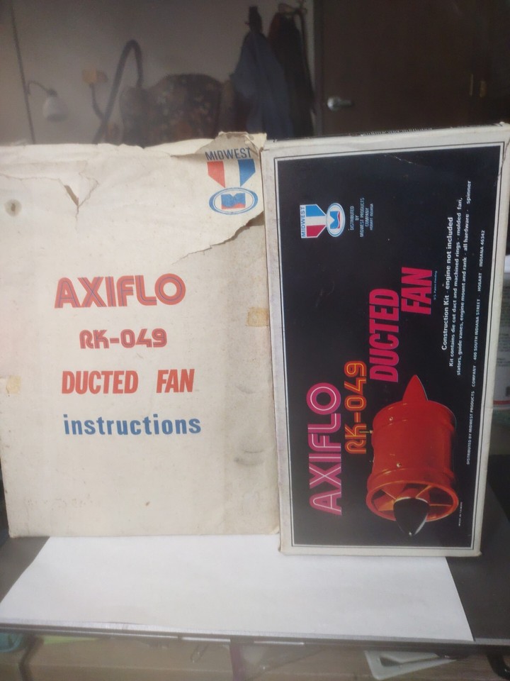 Rare Midwest AXIFLO RK-049 FAN KIT Cox Kress Jets NEW OLD STOCK! | eBay
