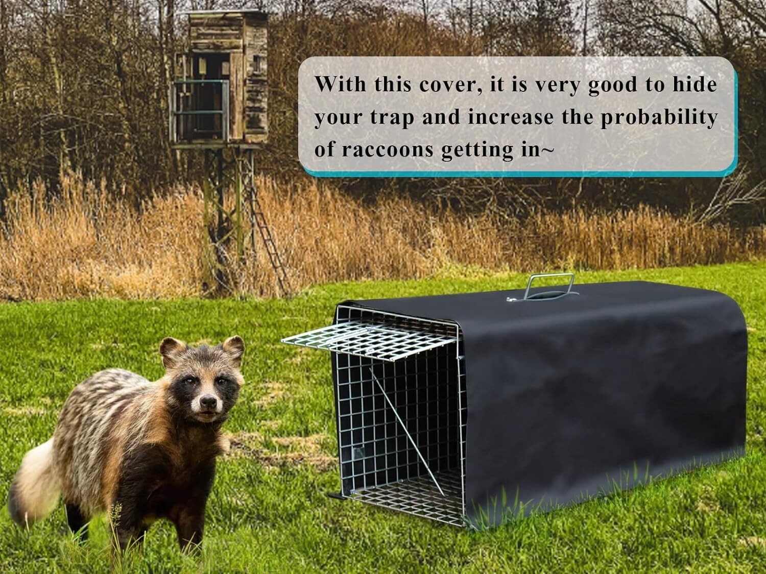Trap Cage Cover Cage Covers for Small Animal Trap Cage, Feral Cat Trap ...
