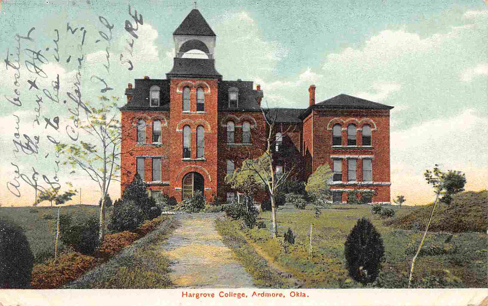 Hargrove College Ardmore College 1909 postcard | eBay