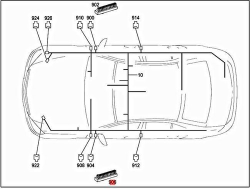 Genuine MERCEDES A205 C205 C238 S205 S213 W166 Power distributor ...