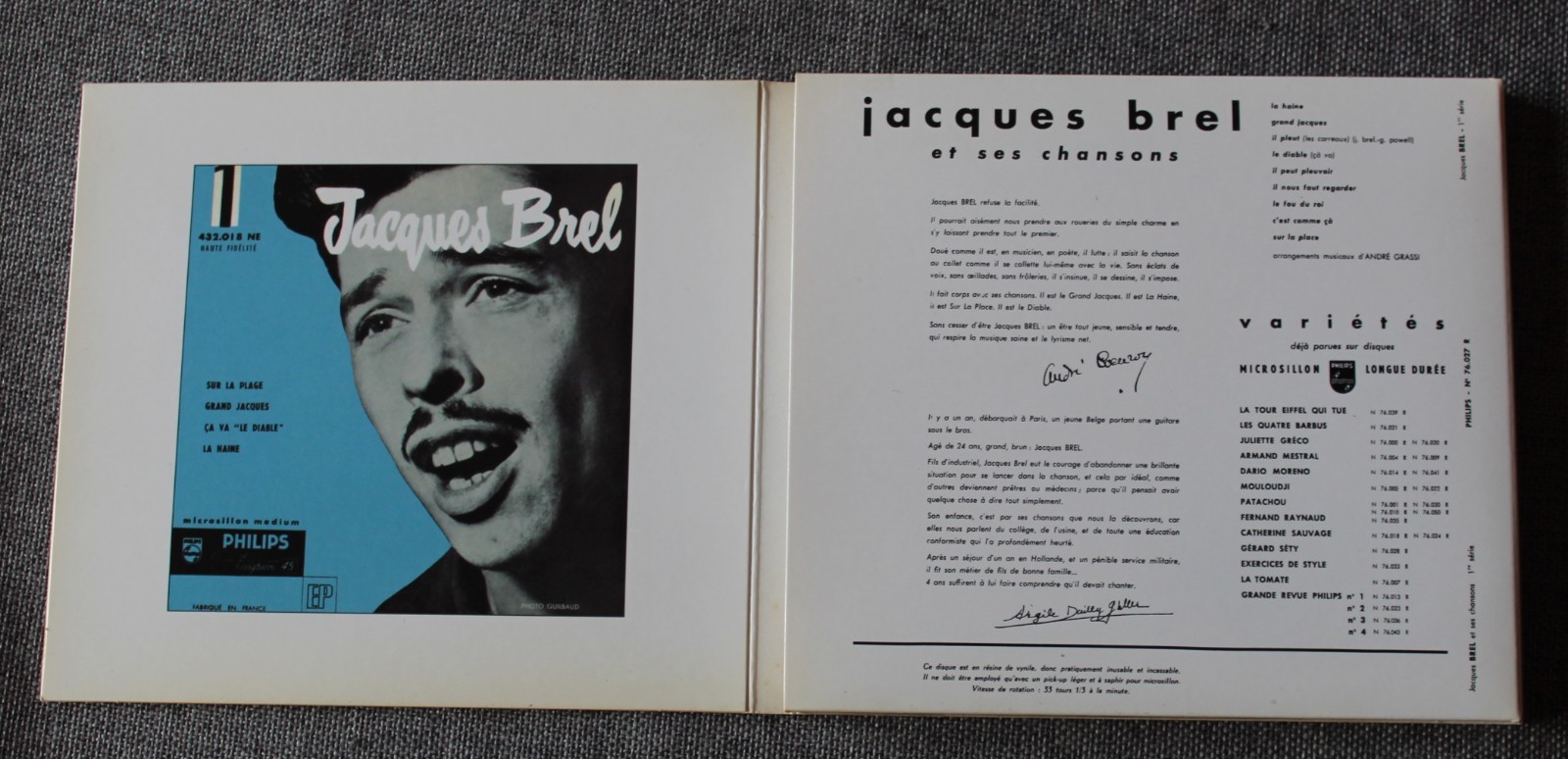 Jacques Brel, grand Jacques, CD digipack | eBay