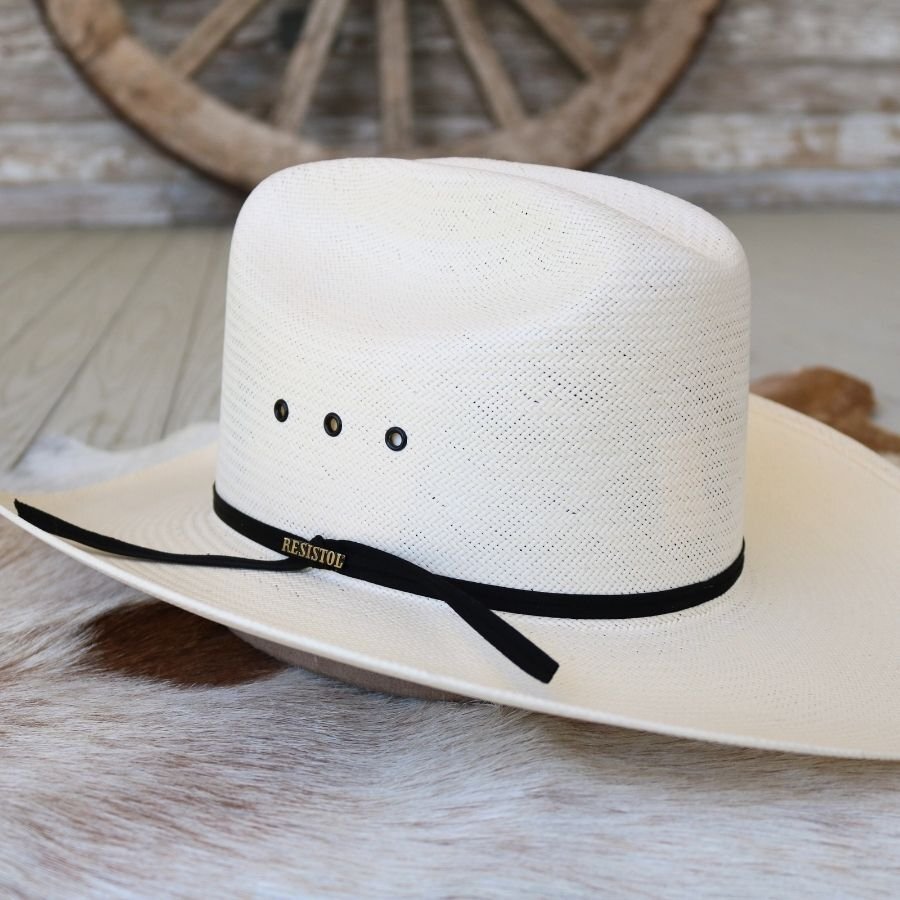 Resistol 10X Long Cattleman Straw Cowboy Hat | eBay