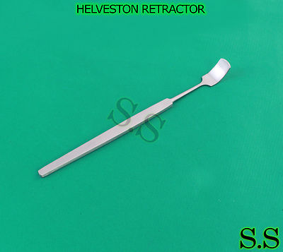 HELVESTON RETRACTOR THIN CURVED BLADE BARBIE" 9MM WIDE | eBay