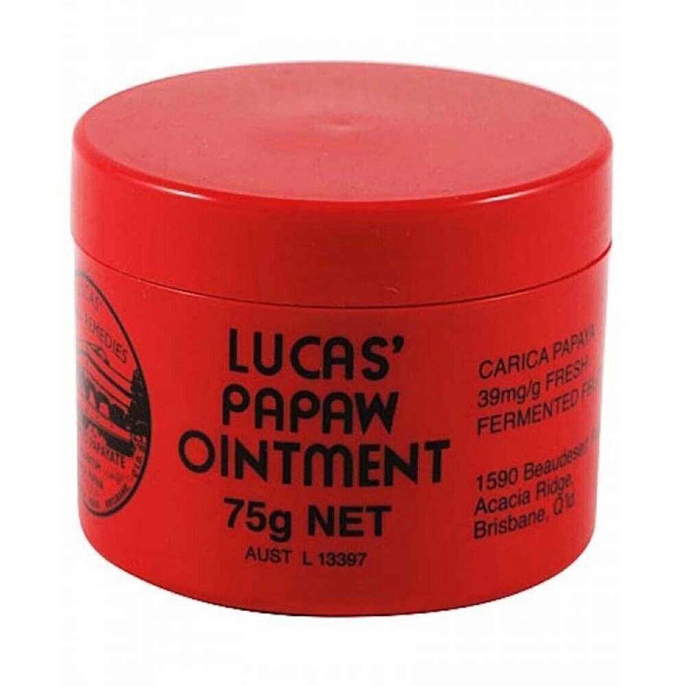 Lucas Papaw Ointment Pawpaw Cream Paw Paw 75g x 3, Chaffed Lips Nappy ...