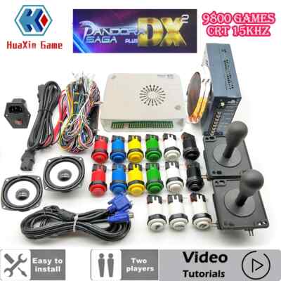 Arcade Machine Cabinet Bundle Pandora Saga DX 5000IN1 Game Console Set ...